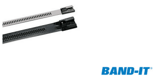 BAND-IT AE6139 Cable Ties | Stainless Steel Cable Ties Cleats Hangers