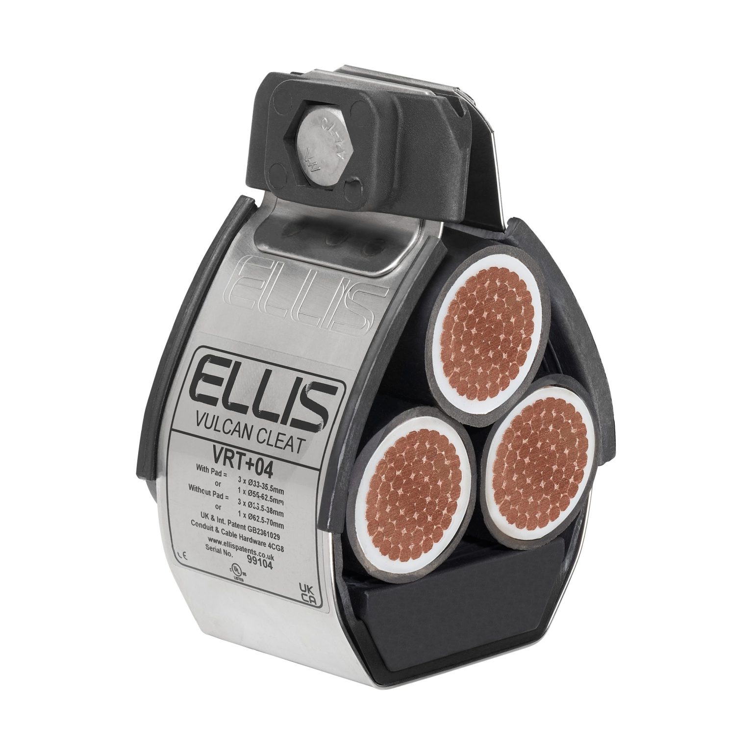 Trefoil Cable Cleats | Trefoil Cleats | 11kV 33kV MV HV Cable Cleat