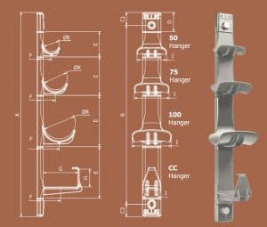 Cable Hangers | Non Metallic Cable Hanging Systems LV MV HV Cable