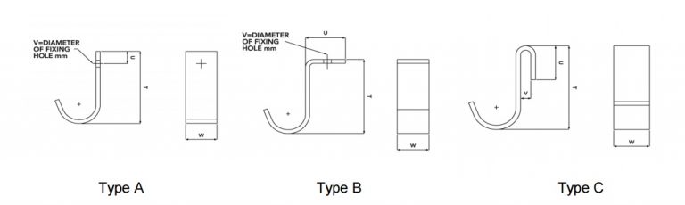 Cable Hooks | Steel Cable Hooks | Cable Suspend Support Hanger Hooks