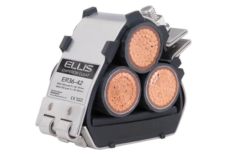 Ellis Patents Cable Cleats, Cable Hangers, Cable HV Clamps Ellis Patents