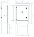 Feeder Pillars Single Door | Lucy Zodion Fortress Pillars | Lucy Pillars