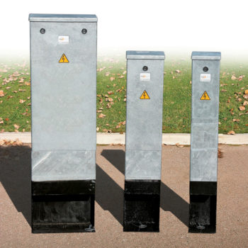 Lucy Zodion Mini Steel Feeder Pillars | Galvanised Steel Pillars | Fortress