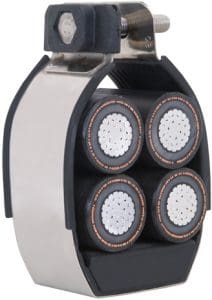 Quad Cable Cleats | Quadrafoil Cleats | Ellis Patents Vulcan Cable Cleats