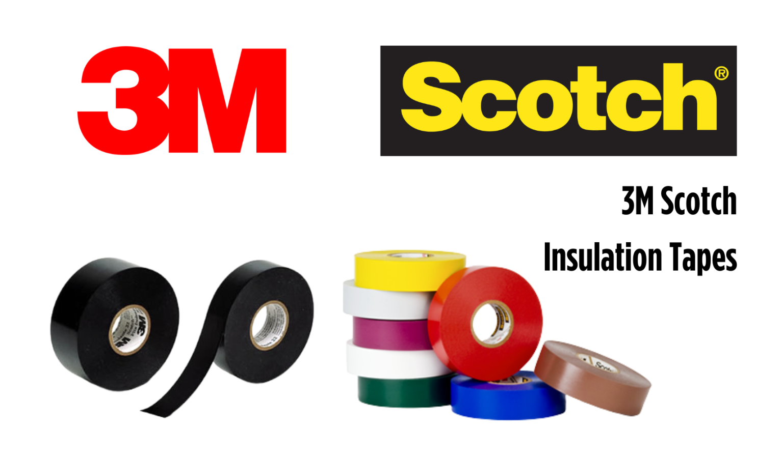 Insulation Tapes | 3M Tape | 3M Electrical | Scotch PVC Insulation Tapes