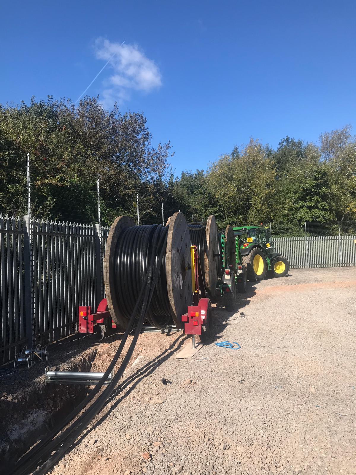 Cable Rollers | Cable Pulling Laying Rollers, Cable Trench Roller HV 33kV