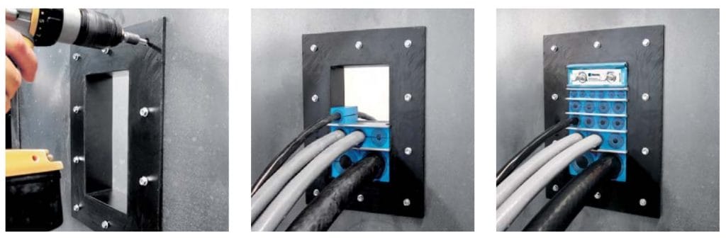 Roxtec GHM Cable Transit Frames | Sealing MV HV Power Cable Ducting