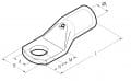 35sqmm Cable Lugs Cembre Crimps - Cembre A7 Copper Lugs LV