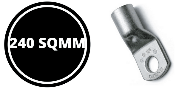 240sqmm Cable Lugs Cembre Crimps - Cembre A48 Copper Lugs LV