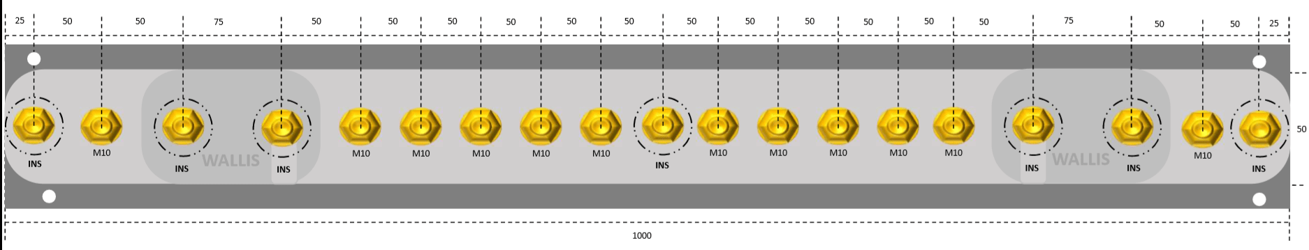 Earth Bars | Copper Earthing Bars | Standard Earth Bars Copper