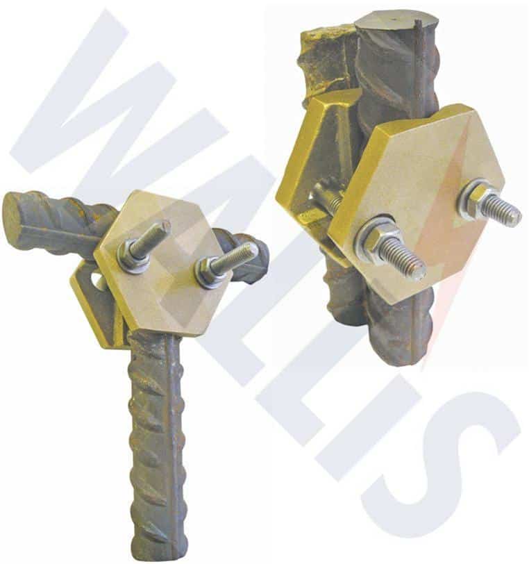 Rebar To Rebar & Copper Earth Cable Clamps | Earth Rods Tapes