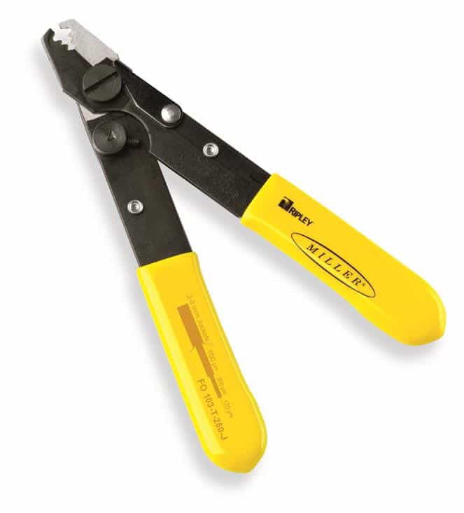 Fibre Optic Cable Strippers Tri-Hole - Ripley Miller FO 103-T-250-J