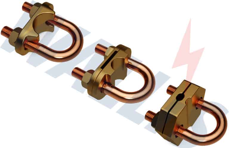 Earth Clamps | Copper Earth Rod Clamps | Cable Tape U Bolt Clamps