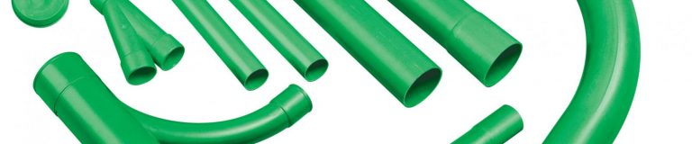 Cable TV Duct, Telecoms Cable Ducts, Green Ducting PVCu Seal Ducts