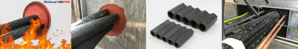 Seal Cables Against Fire | Fire Resistant Cable Duct Seals Sealing