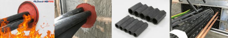 Seal Cables Against Fire | Fire Resistant Cable Duct Seals Sealing