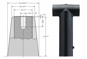 Nexans Euromold Connectors, MV HV High Voltage Interface F Connector