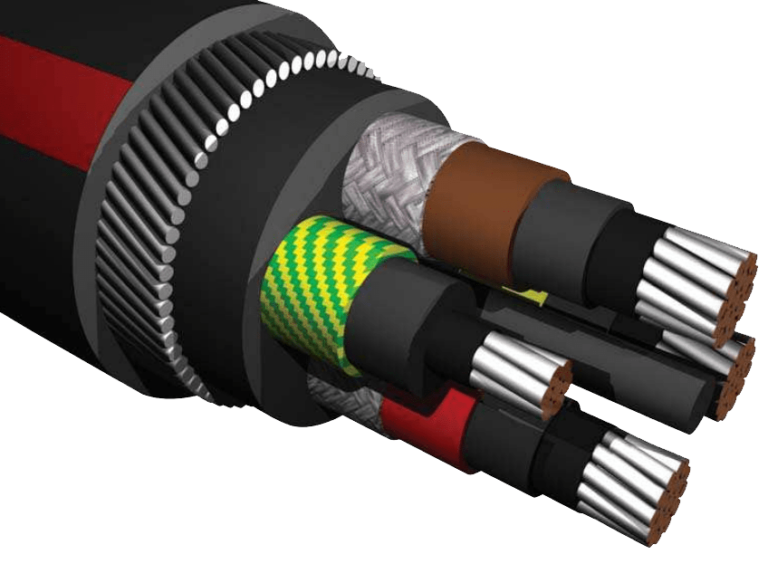Type 631 Trailing Cable - 3.8kV 6.6kV Mining Cables