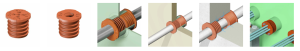 CSD SLIPSIL Duct Seal Plugs | Wet Condition Duct Sealing Plugs