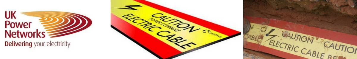 UKPN Tile Tape Stokbord Covers - MV HV 11kV 22kV 33kV Cables UKPN