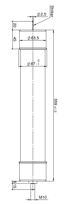 Transformer Fuses MV HV Fuses 12kV 24kV Transformers IEC ABB CEF-OT