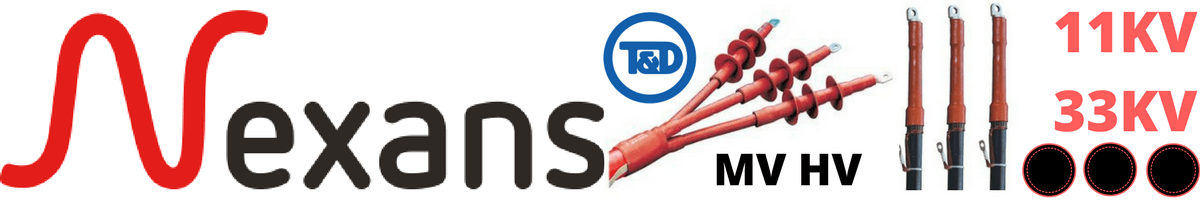 33kV Terminations Single Core XLPE EPR Heat Shrink Cable Terminations