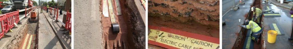 Tape Tile & Stokbord Cable Protection Covers MV HV Power Cables 33kV