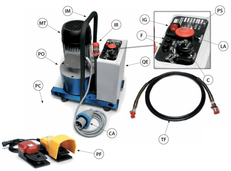 Cembre CPE-1 & CPE-1-100 | Hydraulic Pump | Cutting & Crimping Tools
