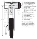 909TB Nexans Euromold - Interface F - Tee Connector