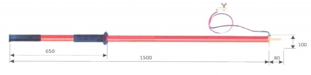 Static Discharge Sticks 33kV | Medium Voltage Static Ground Discharger