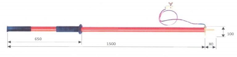 Static Discharge Sticks 33kV | Medium Voltage Static Ground Discharger