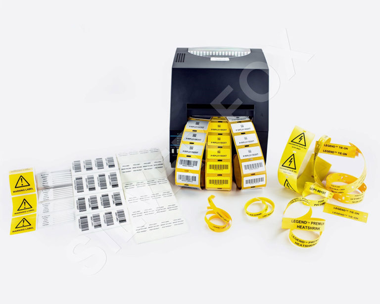 Silver Fox Fox-in-a-Box Thermal Printer Cable Labelling Starter Kit