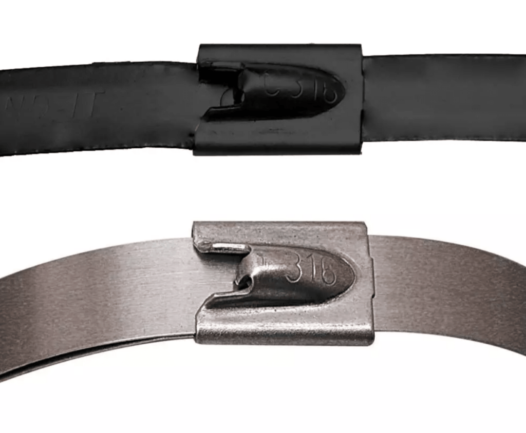BAND-IT KE0118 Cable Ties | Stainless Steel Cable Ties Cleats Hangers