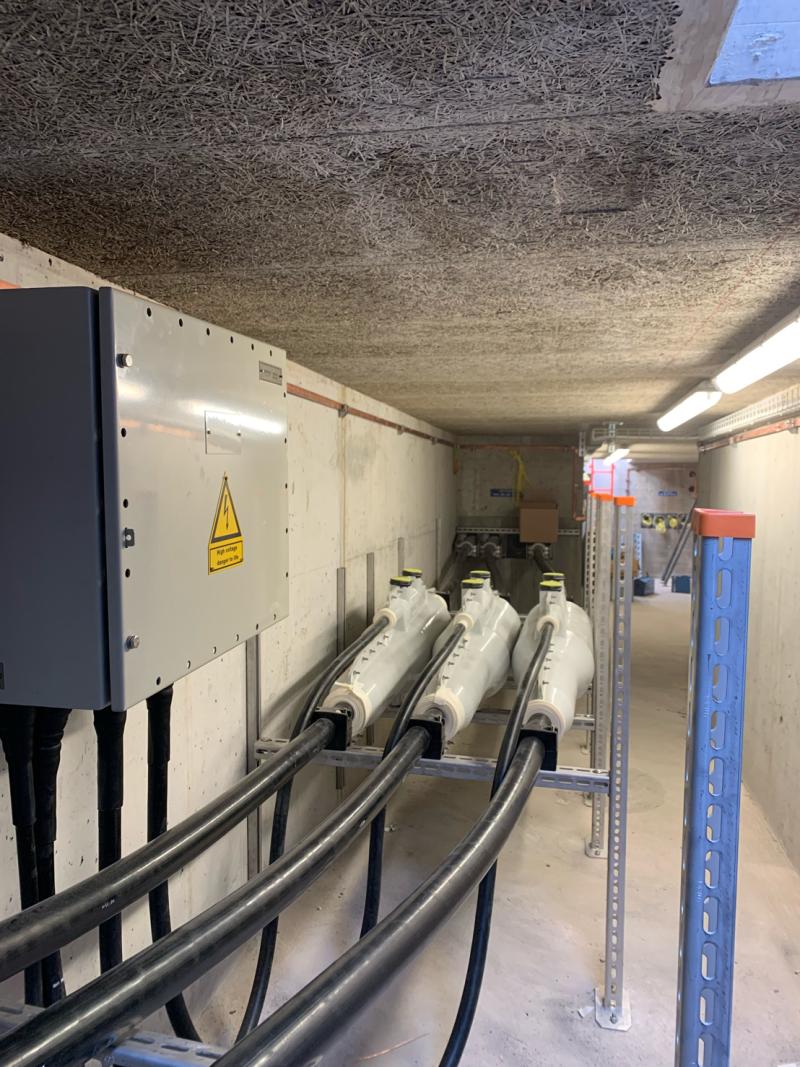 Underground Cable Vault - Brugg Cross Bonding Cable Joints Type MPP 1. ...