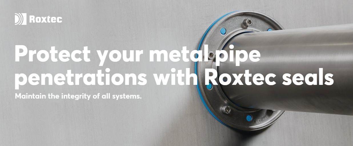 Non-welded Fireproof & Watertight Pipework Seals | Roxtec Cable Seals