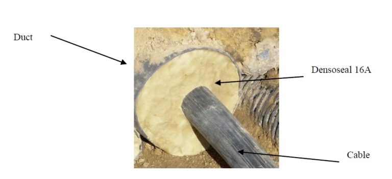 Denso Mastic Duct Seal | Densoseal 16A Sealing Cable Ducts