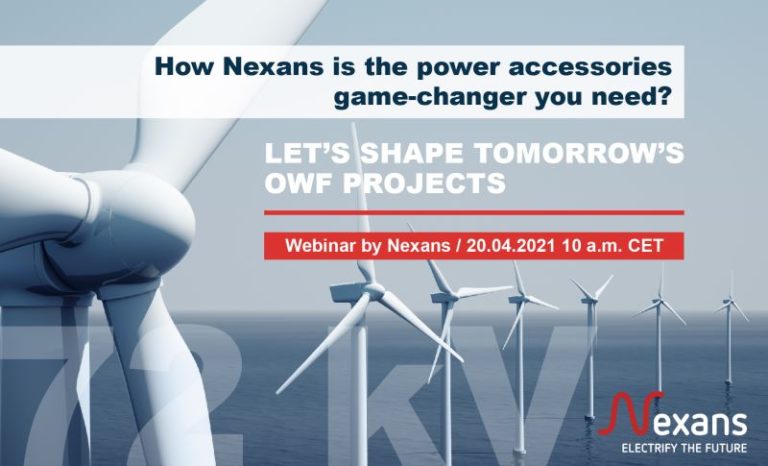 Nexans Power Accessories | WEBINAR INVITE | Offshore Wind Farms