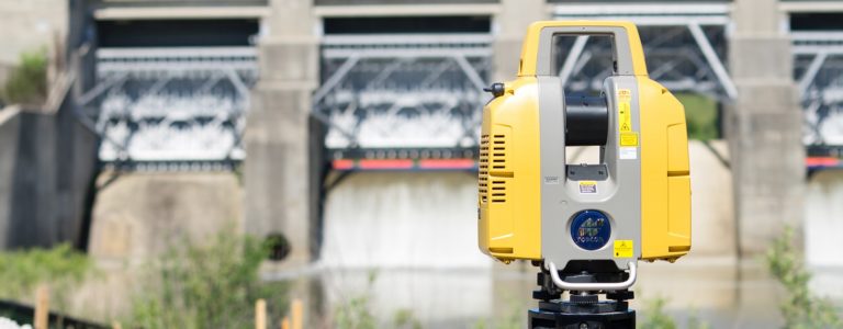 Laser Scanning 132kV High Voltage Substations Using Topcon GLS-2000 Scanner