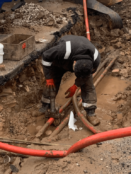 HV Cable Jointing Preparation Using Cable Spiking Gun