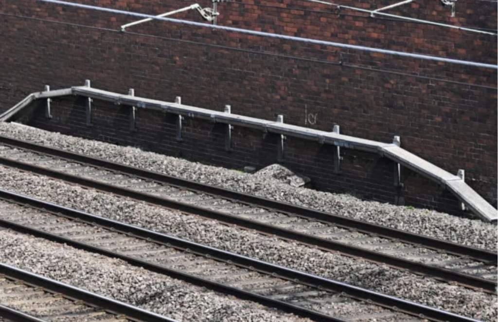 Trackside Conduit Protecting Rail Cables With Cable Routes