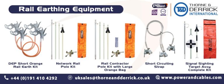 Rail Earthing Equipment | 25kV | High Voltage Portable Earth Leads HV