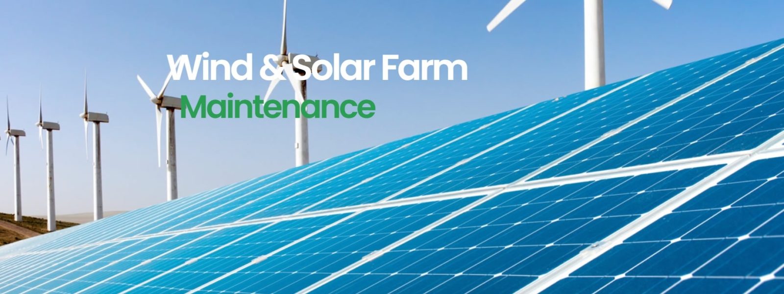 Wind Farm Maintenance 11kV | 33kV | 132kV | Maintaining Wind Farms