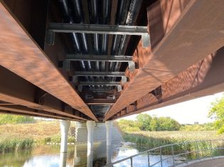 Duct & Pipe Cable Support Brackets For Road Bridge