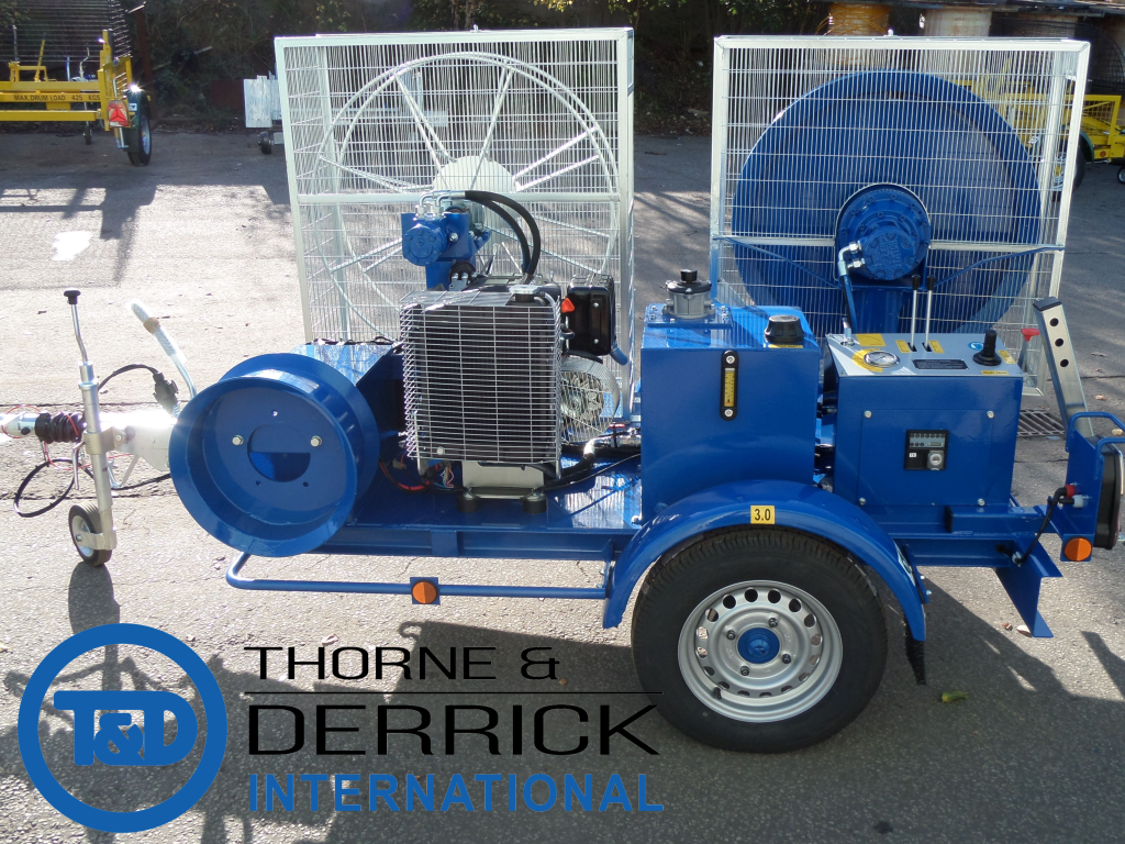 Telecoms Cable Winch | Fibre Optic Cable Pulling Winch FO | HV