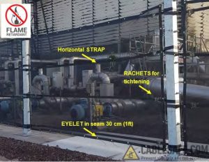 Dropped Objects Prevention Guard Net | Cable Safety Equipment