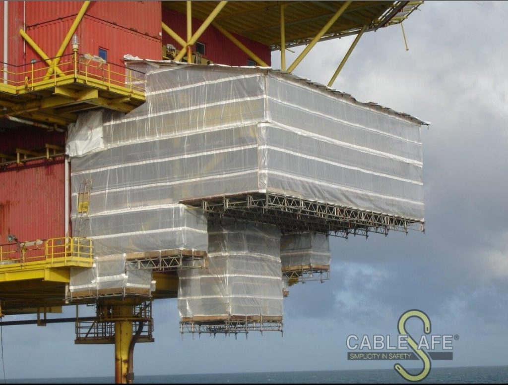 Dropped Objects Prevention Guard Net | Cable Safety Equipment