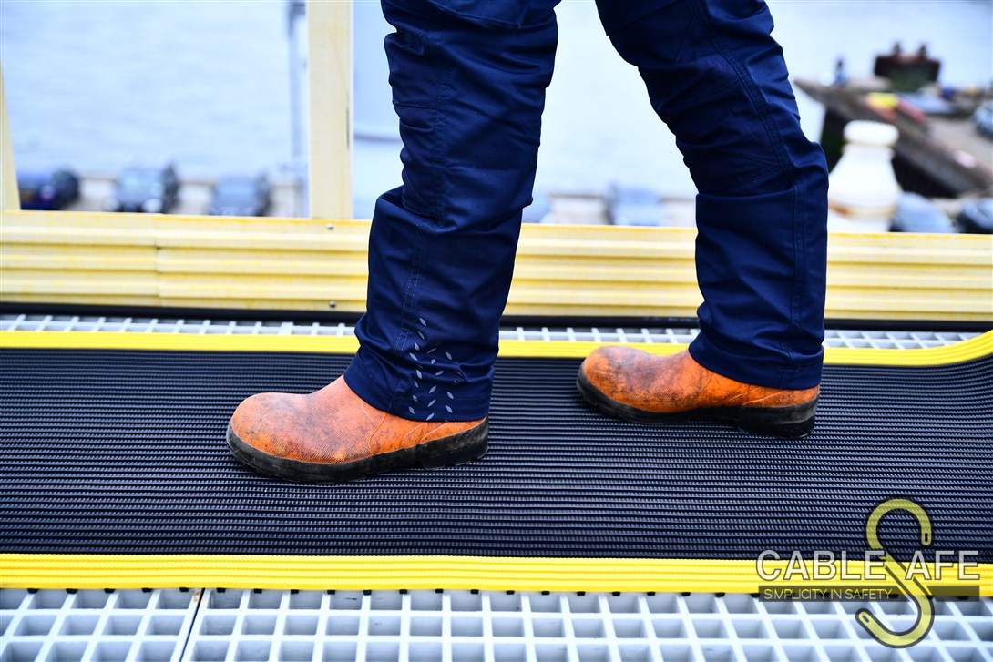 Dropped Objects Prevention Walkway Mat | CableSafe Equipment
