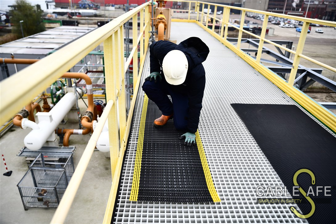 Dropped Objects Prevention Walkway Mat | CableSafe Equipment