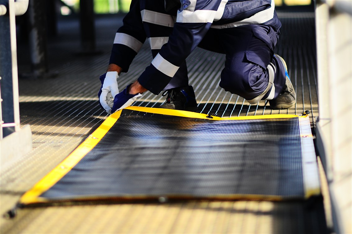 Dropped Object Prevention Work Mat: Enhancing Safety on Elevated Grating