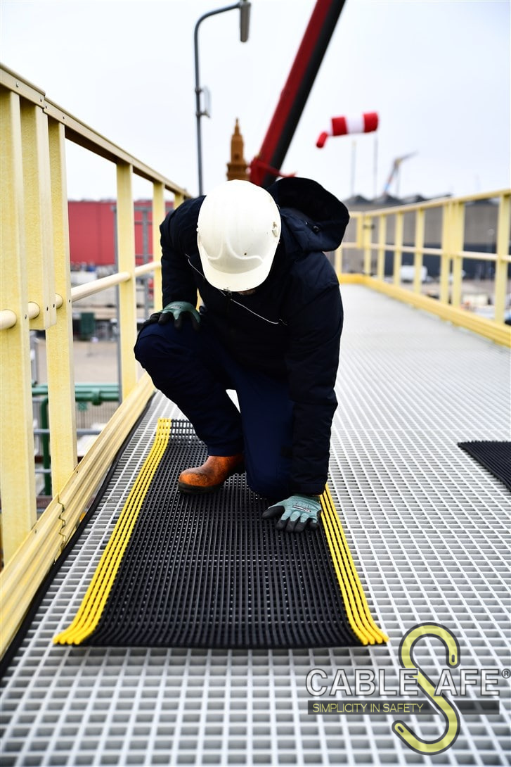 Dropped Objects Prevention Walkway Mat | CableSafe Equipment
